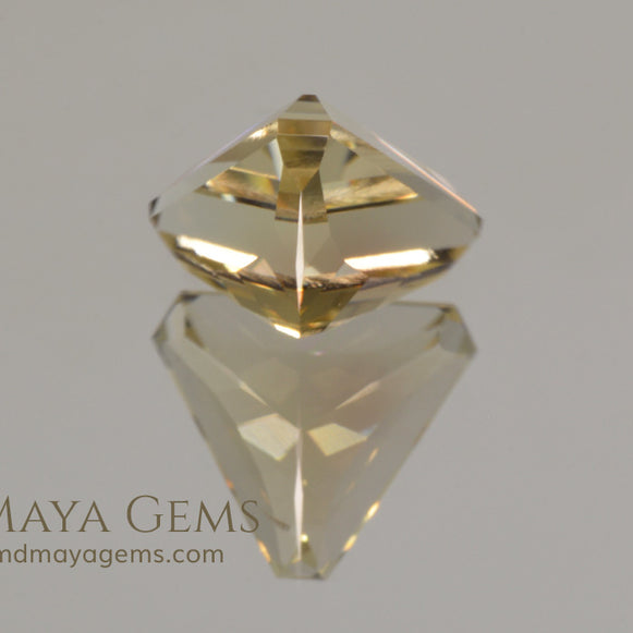 Yellow Oregon Sunstone – 4.79 ct Fancy Cut Natural Gem – MdMaya Gems