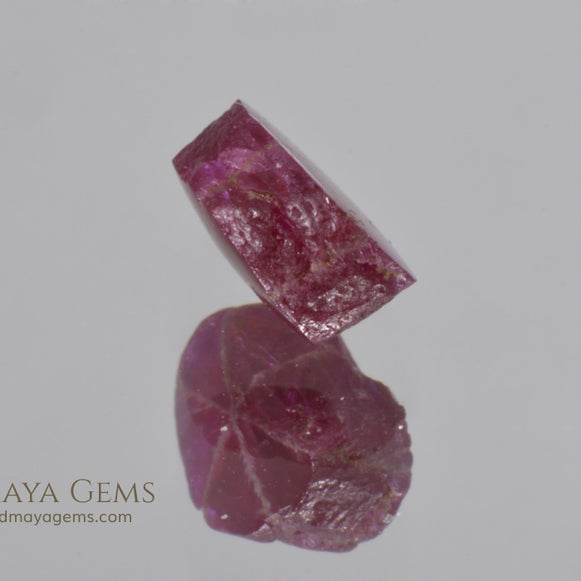 Trapiche Ruby 1.50 ct – Untreated Burmese Gem with Star Pattern – MdMaya Gems